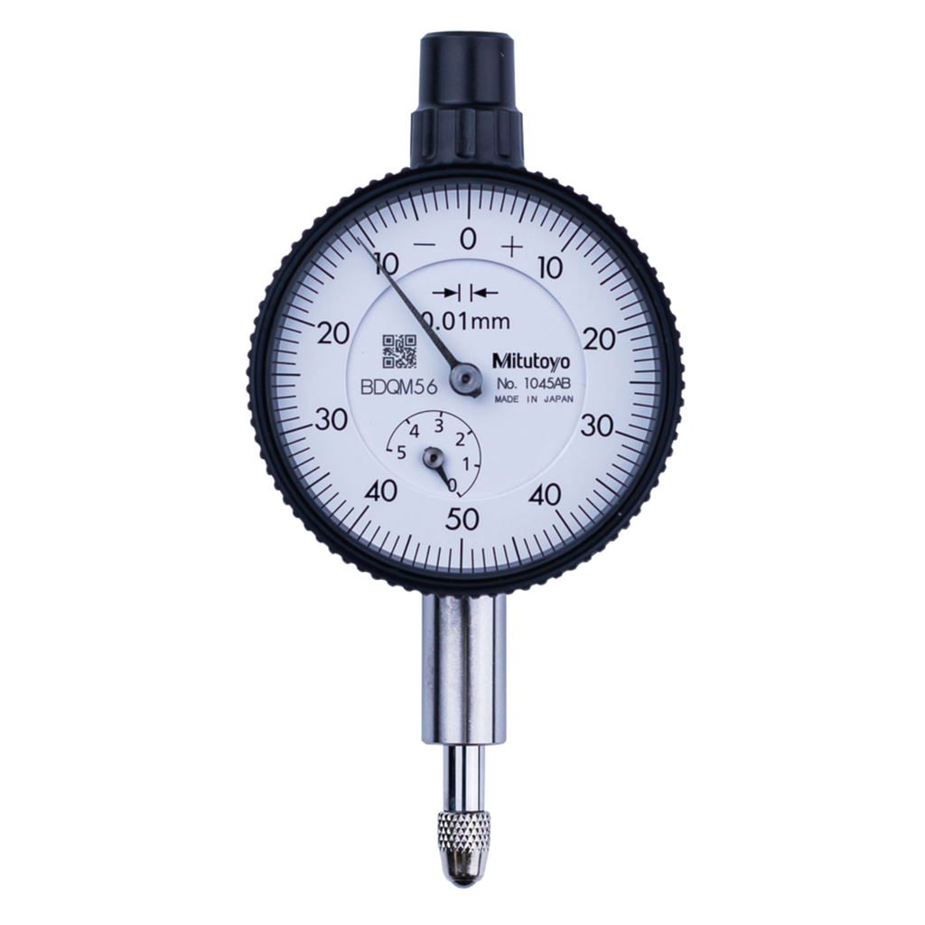 Indicador de carátula, tapa plana, Tipo ISO 5mm, 0,01mm – HERRAMENTAL