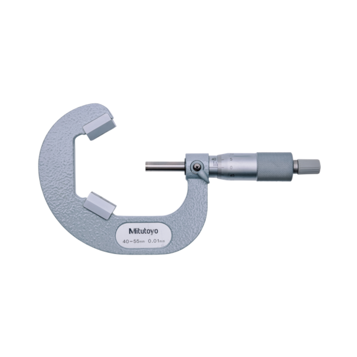 Micrómetros con topes en V 3 Flute V- Tope Micrometer 40-55mm – HERRAMENTAL