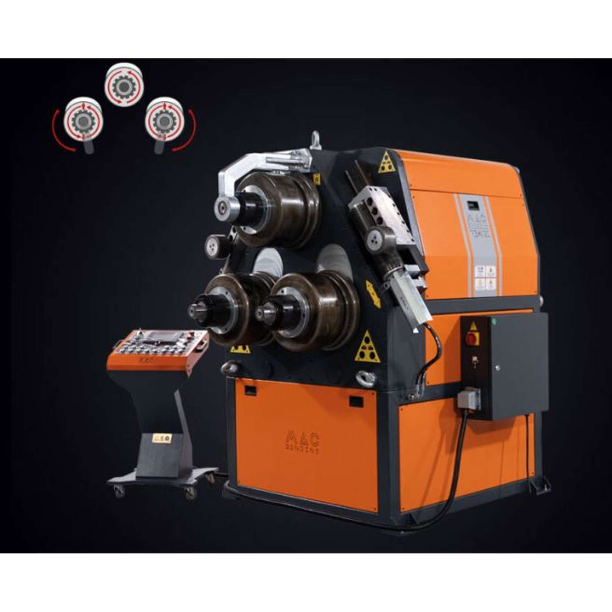 Máquina Roladora de Perfiles modelo PBM 60 HYDRAULIC + HYDRAULIC GUIDE ...