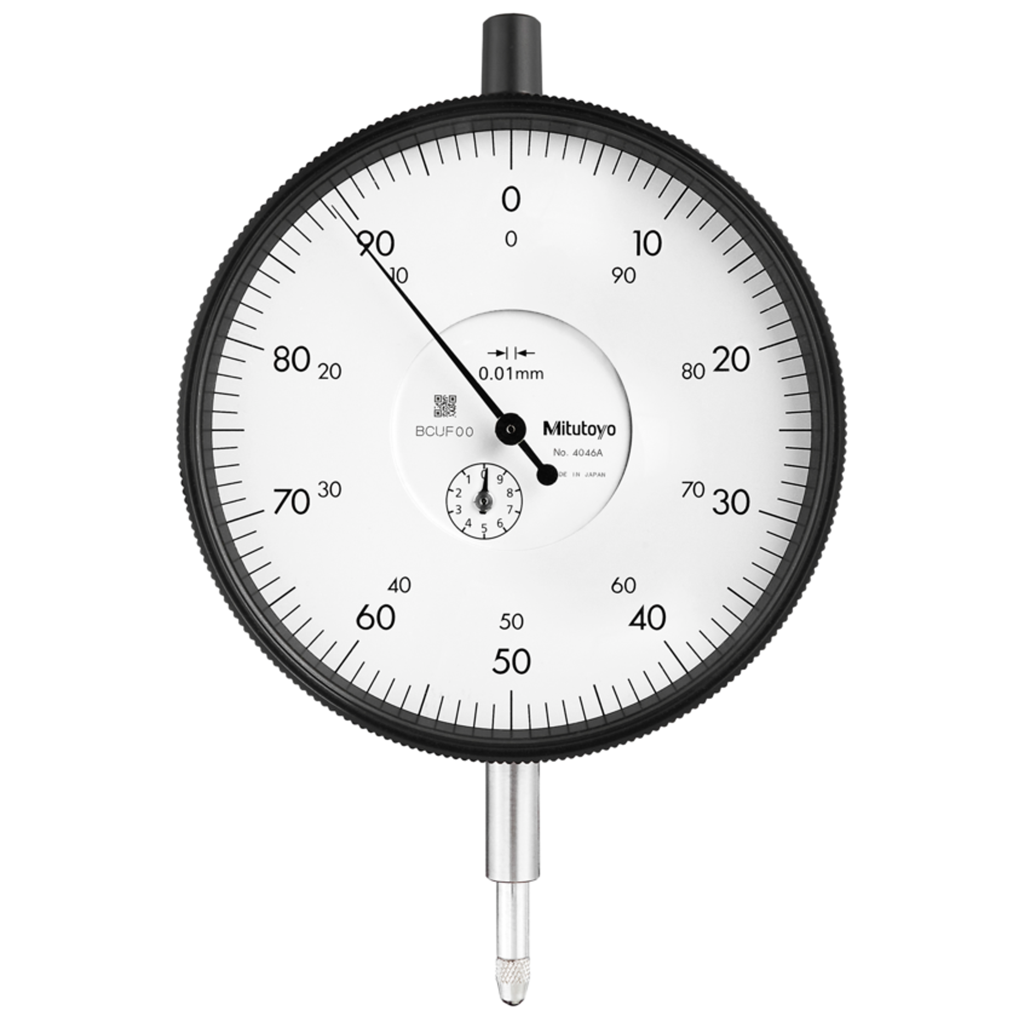 Indicador de carátula, tapa con oreja, Tipo ISO 10mm, 0,01mm – HERRAMENTAL